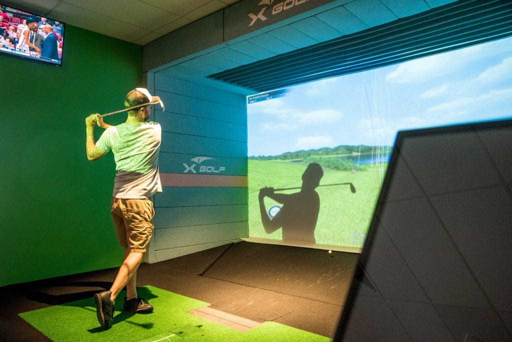Improving my golf game using X-Golf Simulator Technology - X Golf
